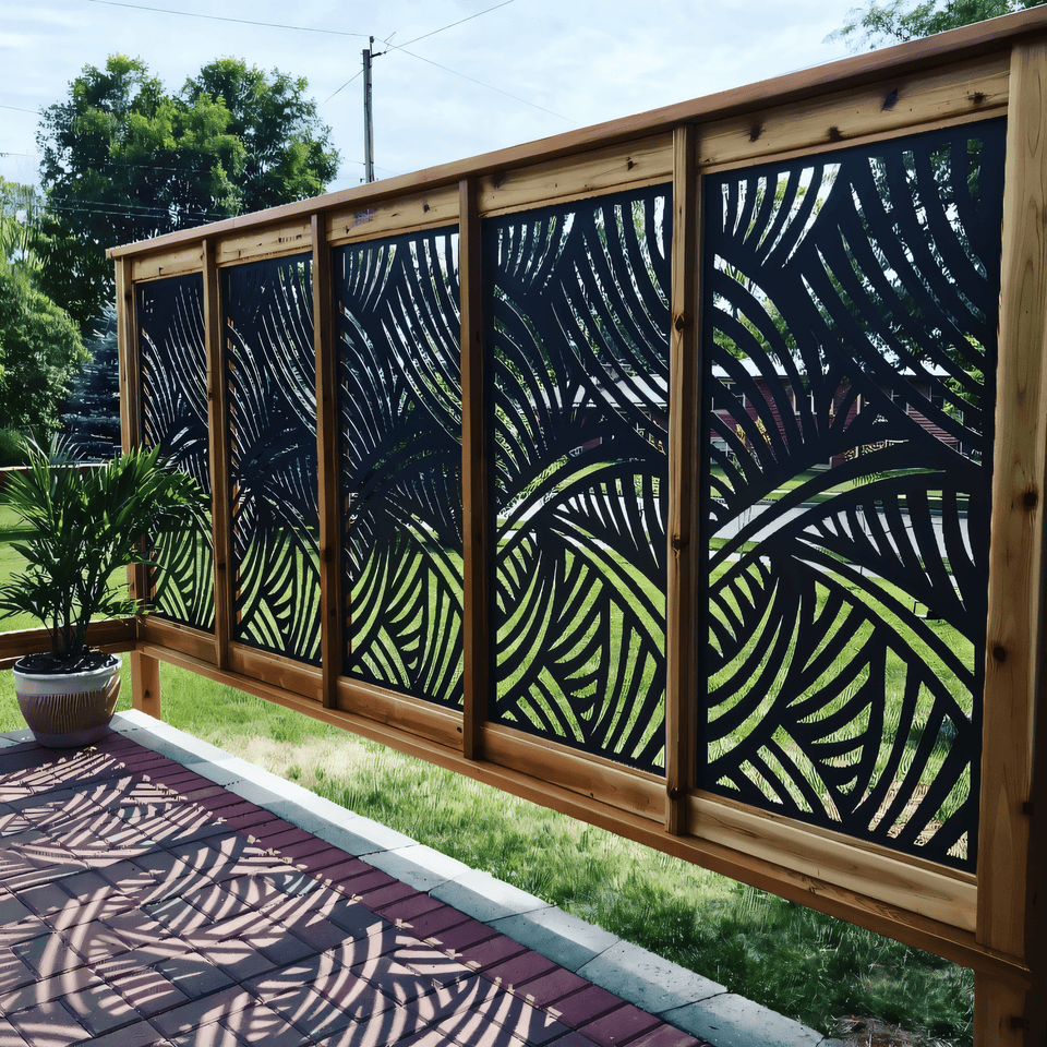 Metal Privacy Screens | Privacy Screen Trellis | Custom Metal Art