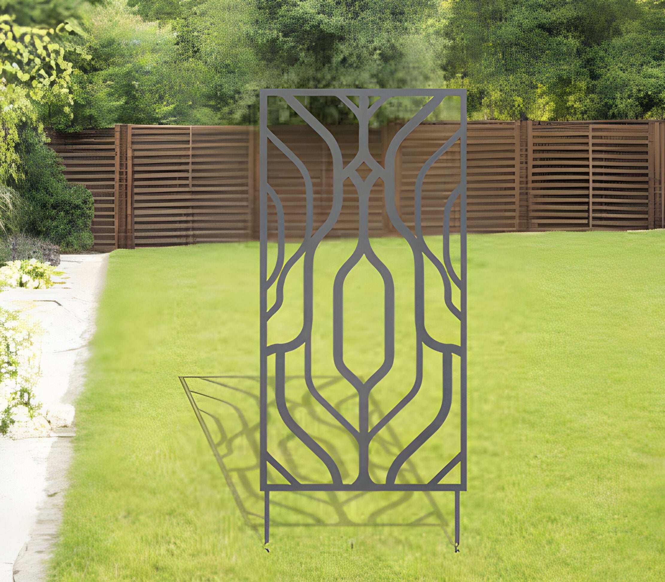 Durban Metal Trellis/Privacy Screen | Metal Garden Panels | Trellis