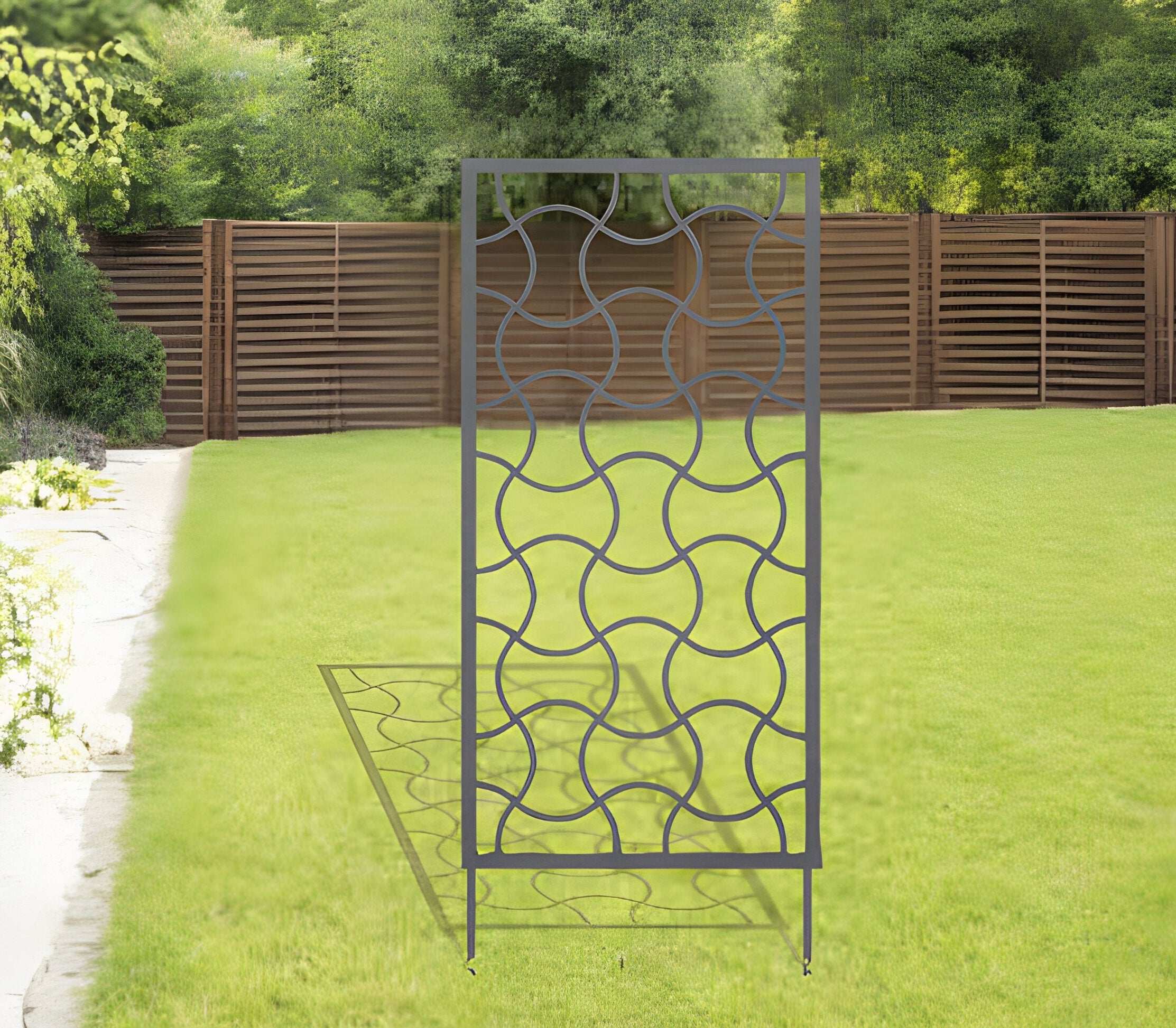 Wavy Metal Trellis | Coastal Metal Art